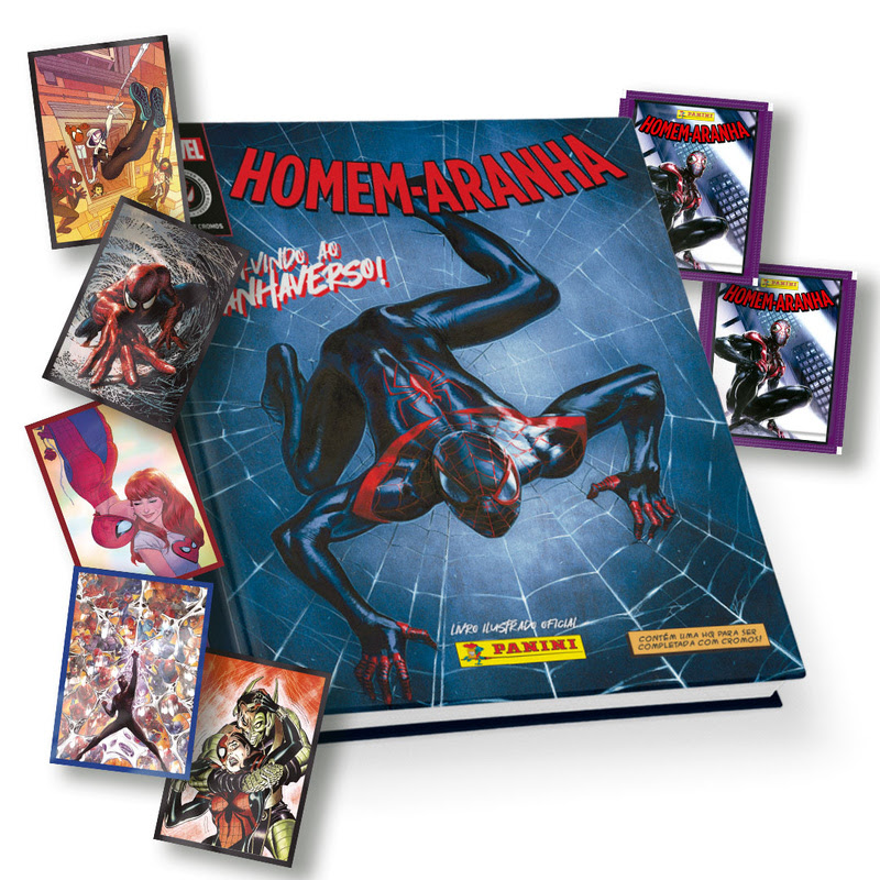 Panini apresenta álbum de figurinhas inédito de Homem-Aranha – Bem-vindo ao Aranhaverso ...